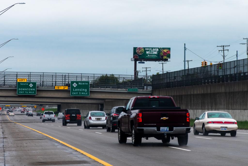 Billboards in Detroit