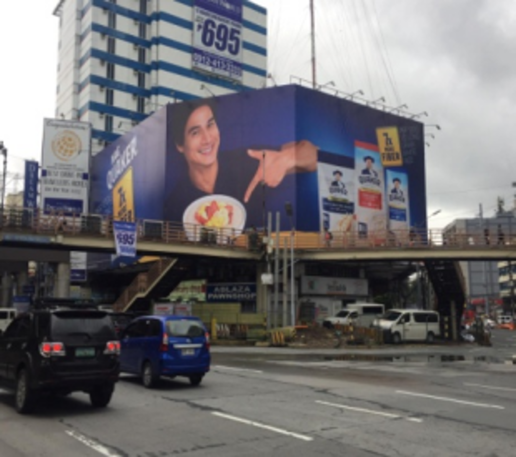 Billboards in Quezon City, Philippines
