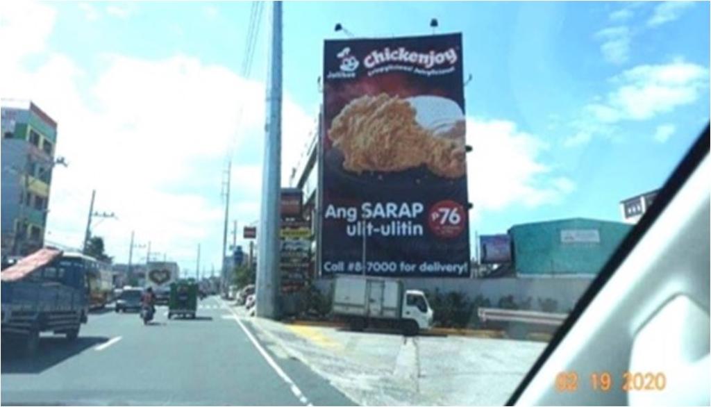 Billboards in Binan, Philippines